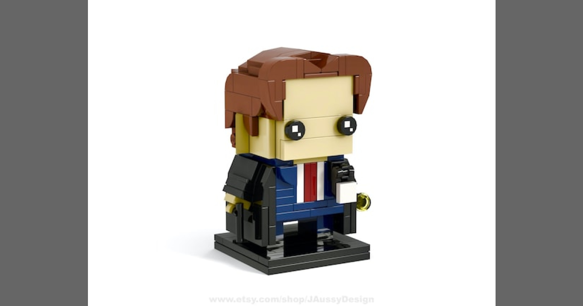 Fox Mulder & Dana Scully LEGO Model Instructions | The X-Phile